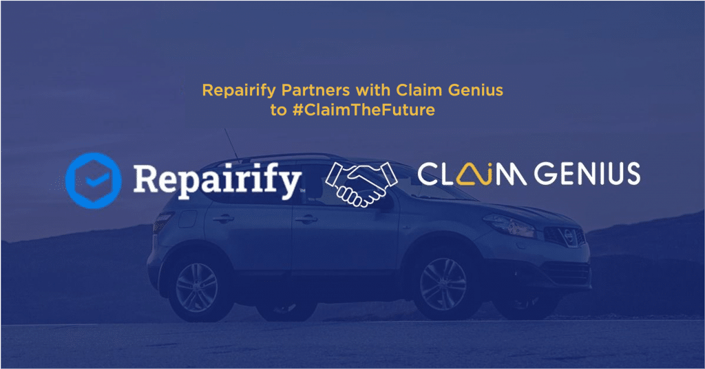 Repairify partnership with Claim Genius Repairify partnership with Claim Genius